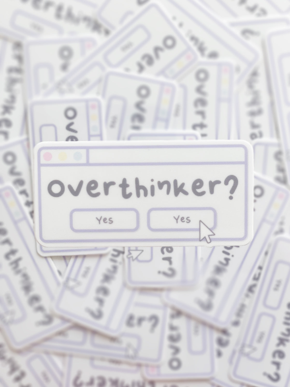 Overthinker Sticker– Spark by Alyazia